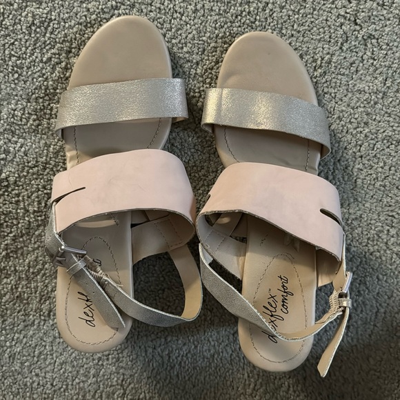 dexflex comfort | Shoes | Dexflex Comfort Pinkmetallic Wedges | Poshmark